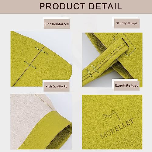 2023 Upgrade Leather Tote Bag for Women, Big Capacity Top Handle Ladies Shoulder Bags for Work School