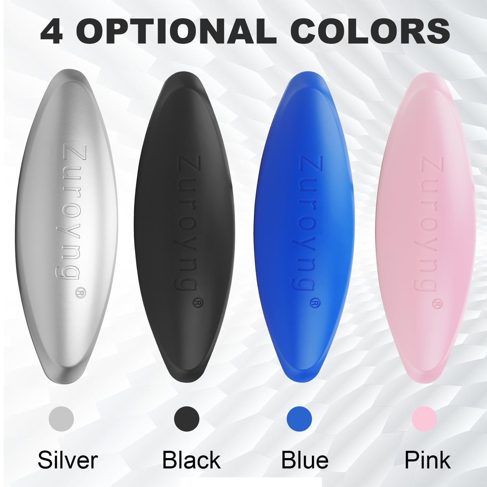 Magnetic Whiteboard Eraser, Dry Erase Eraser, Magnetic Erasers for Whiteboard, Glass Whiteboard Eraser, Double Sided Magnetic(Silver)