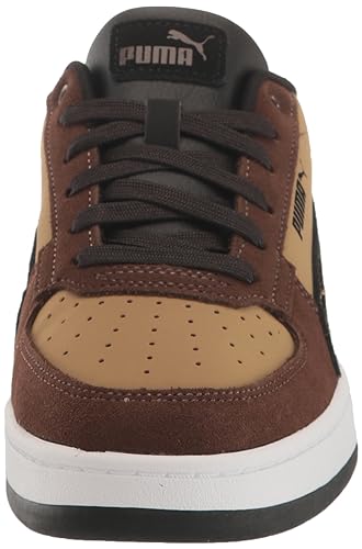 PUMA Men's CAVEN 2.0 BUCK SUEDE Sneaker, Totally Taupe-PUMA Black-Chestnut Brown, 13