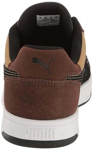 PUMA Men's CAVEN 2.0 BUCK SUEDE Sneaker, Totally Taupe-PUMA Black-Chestnut Brown, 13