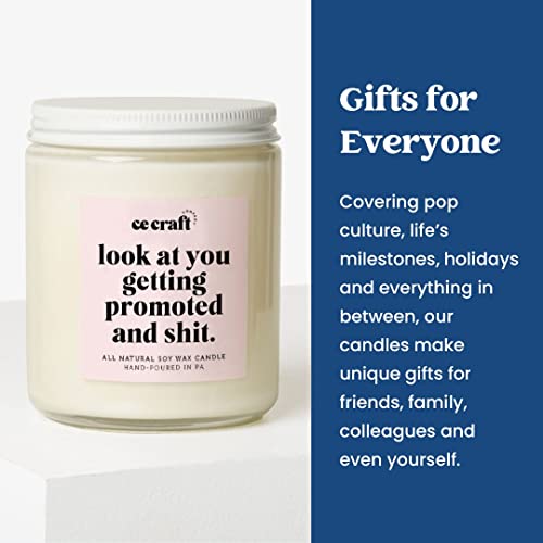 CE Craft - Smells Like Dean Winchester Scented Candle β Flannel Musk All-Natural Soy Wax Candle β Gift for Her, Celebrity Prayer Candle, 8 oz Candle