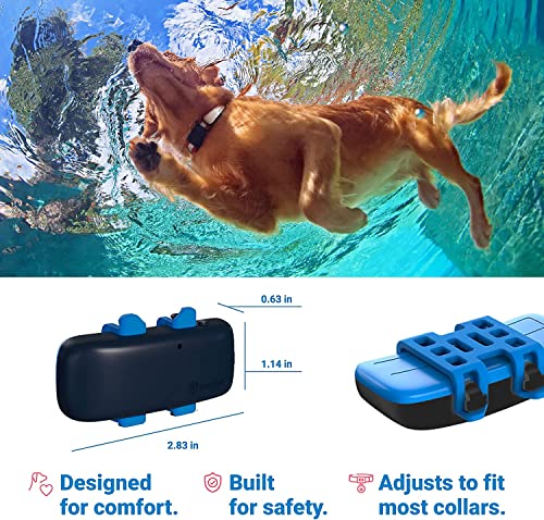 Tractive GPS Tracker for Dogs - Waterproof, GPS Location & Smart Pet Activity Tracker, Unlimited Range, Works with Any Collar (Midnight Blue)
