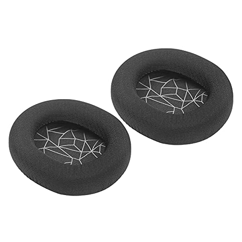 MOLGRIA Ear Pads Cushion for Arctis 7, Replacement Fabric earpads Compatible with Steel Series Arctis 3 5 7P Arctis 9 Arctis 1 Arctis Pro Prime PC PS3 PS4 PS5 Gaming Headset (White Texture Lining)