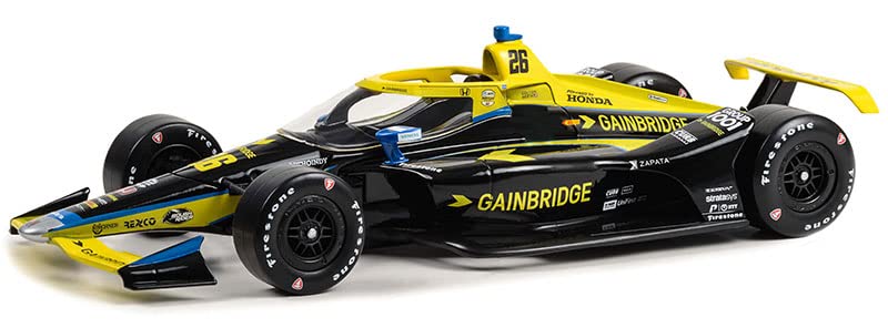 Greenlight 11183 2023 NTT IndyCar Series - #26 Colton Herta/Andretti Autosport, Gainbridge 1:18 Scale Diecast