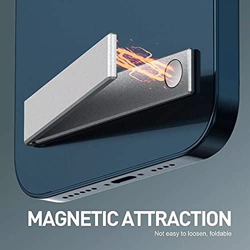 GEN1 Kickstand for Phone β Foldable Phone Stand β Magnetic Kickstand for Phone Case β Compact and Lightweight Cell Phone Kickstand - Aluminum Phone Stand β Horizontal and Vertical Viewing Angle