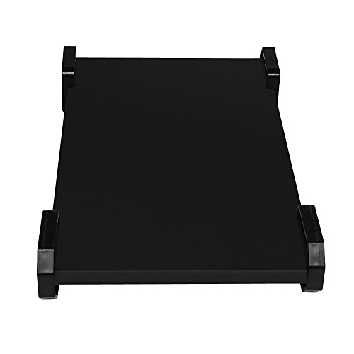 WEI WEI GLOBAL 66” L-Shaped Computer Corner Desk, PC Laptop Gaming Desk with CPU Stand, Space-Saving Large Writing Workstation Table for Home Office, Black