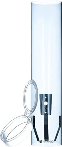 San Jamar Plastic Pull-Type Water Cup Dispenser, 16 Inches, Blue, (Pack of 24)