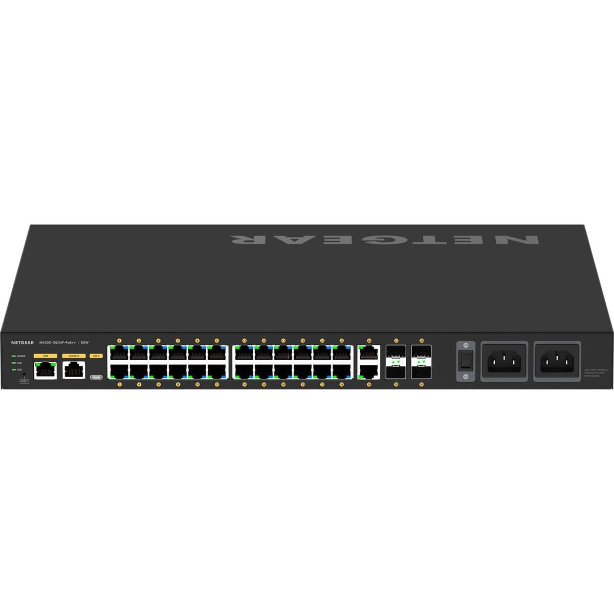 Netgear AV Line M4250-26G4F-PoE++ 30-Port 1440W Managed Switch