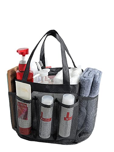 MBVBN Enignic Mesh Shower Caddy Portable for College Dorm Room Essentials, Caddy Organizer, With 8-Pocket Large Capacity For Conditioner, Soap And Other Bathroom Accessories. Camp, Gym, Swim, Beach.