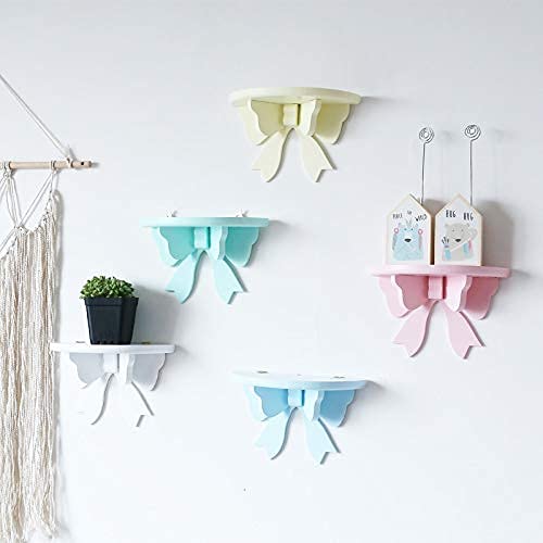 Kawaii Wood Floating Shelf Kawaii Wall Decor Kawaii Room Decor Kawaii Pink Room Decor (Pink)