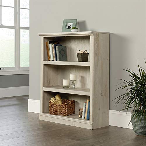 Pemberly Row 3 Shelf Bookcase in Chalked Chestnut