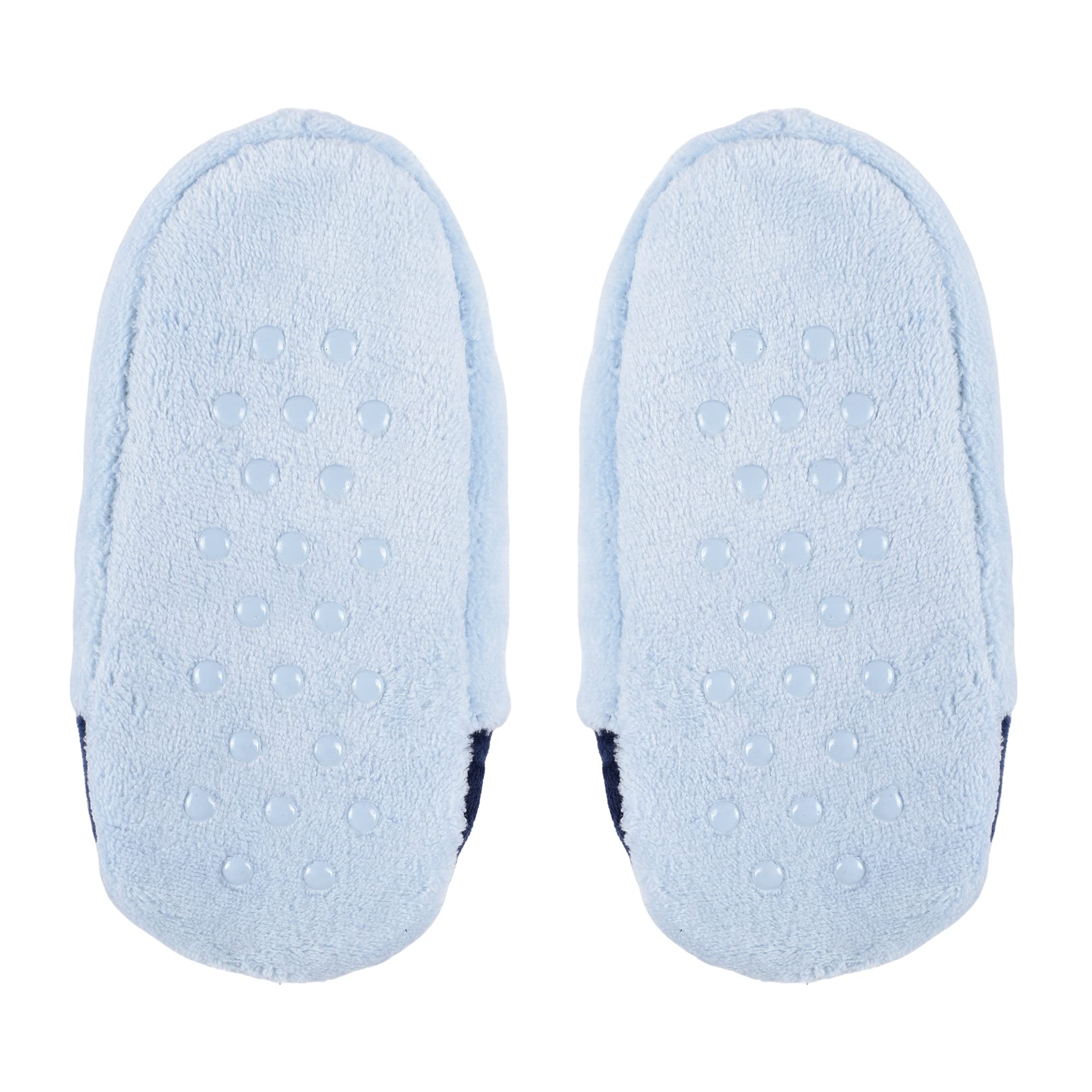 Bluey Girl's 1-Pack Snuggle Toe Plush Footlet Socks Slippers, Blue, Medium/Large