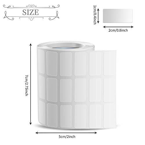 TiGilt Diamond Painting Accessories Labels - for Diamond Painting Storage Bead Containers, Diamond Art Accessories Tools β Self-Adhesive Removable Writable White Stickers for Name, Number | 2-Roll