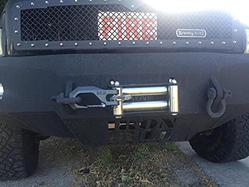HFT BADLAND 12000 Lb. Winch Hook (6 Ton) Ultra Strong Forged High Strength Alloy Steel Winch Hook Clip 1-1 12 inch Capacity Latch