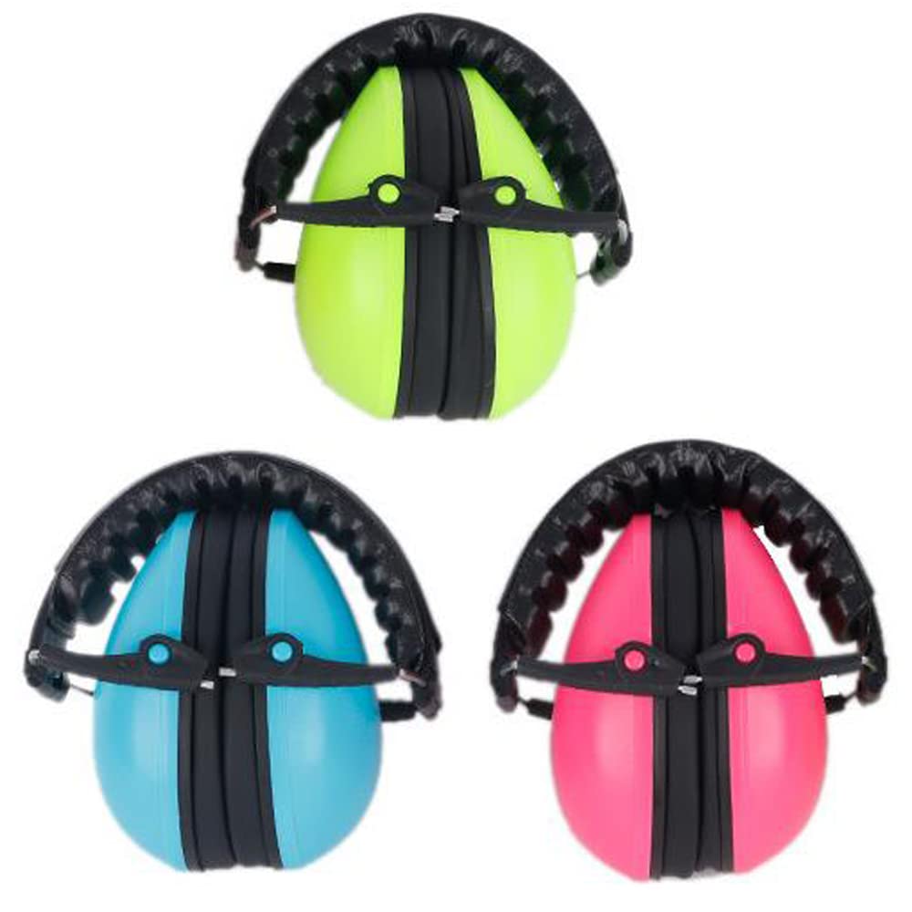 YIYIWANG Kids Ear Defender Noise Cancelling Headphones Reduction Earmuffs Adjustable Headband Hearing Protection (Pink)