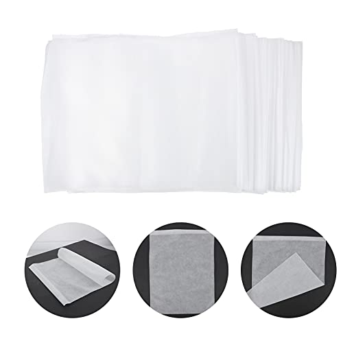 Cabilock 100pcs Shoe Clothes Storage Bags Non- Woven Fabric Packing Bags Barrier Bags for Grape Peach Fruit and Vegetable