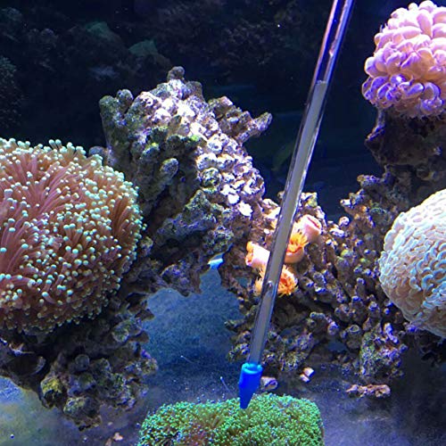 POPETPOP Coral Feeder SPS HPS Feeder- Long Syringe Tube Liquid Fertilizer Feeder SPS HPS Marine Reef Coral Feeder Tool Fish Excreta Cleaner