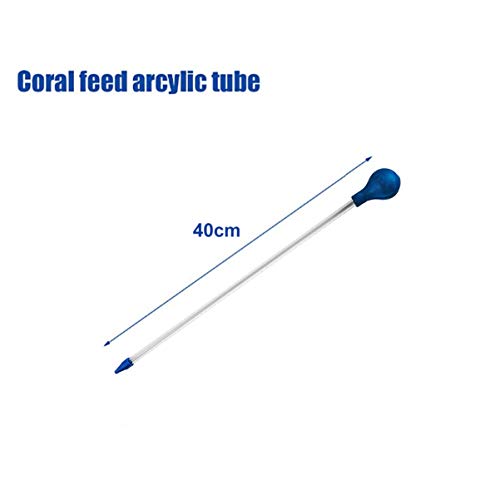 POPETPOP Coral Feeder SPS HPS Feeder- Long Syringe Tube Liquid Fertilizer Feeder SPS HPS Marine Reef Coral Feeder Tool Fish Excreta Cleaner
