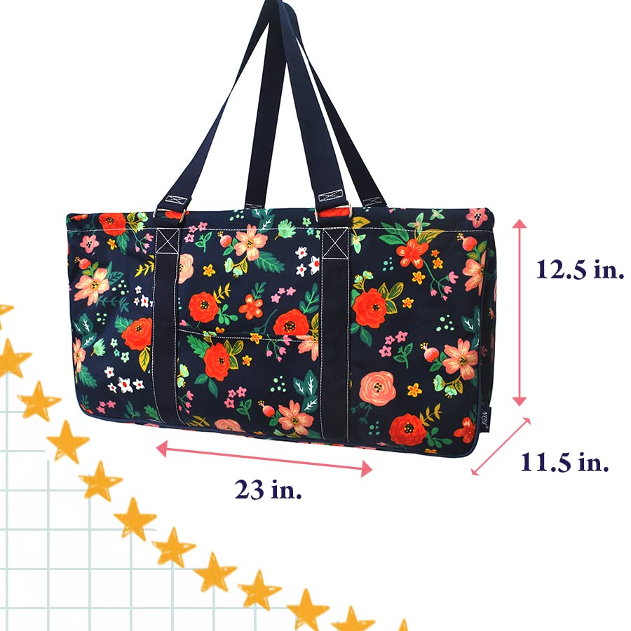 NGIL Utility Tote Bag (Cotton Candy Tie Dye-Black)