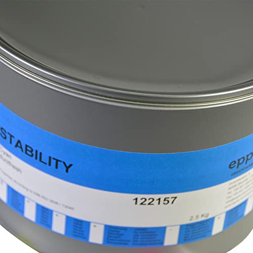 CMYK Offset Ink – 2.5kg (5.5 lb) Each - Free Ink Mixing Knife Set, German Offset Inks - Cyan, Magenta, Yellow and Black Inks (Cyan)