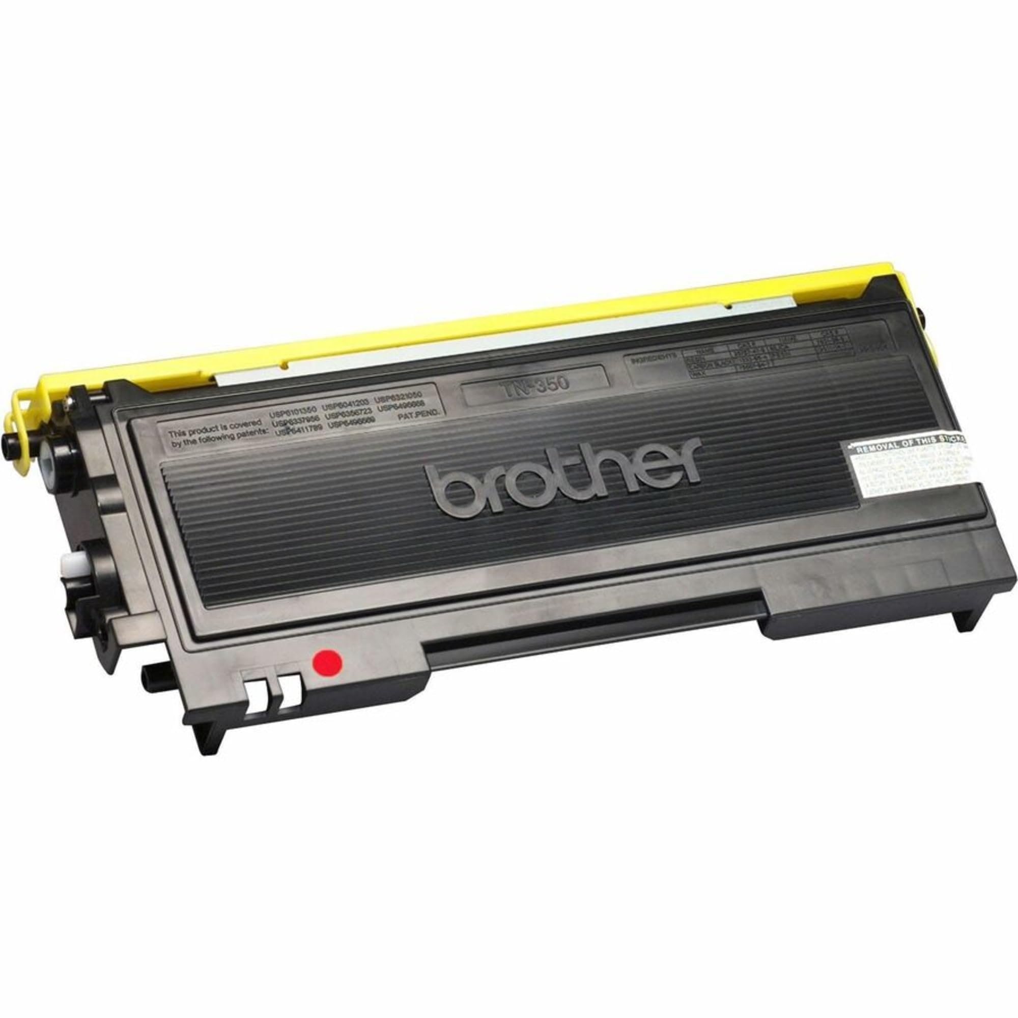 Brother Genuine Black Toner Cartridge, TN350, Replacement Black Toner, Page Yield Up To 2,500 Pages