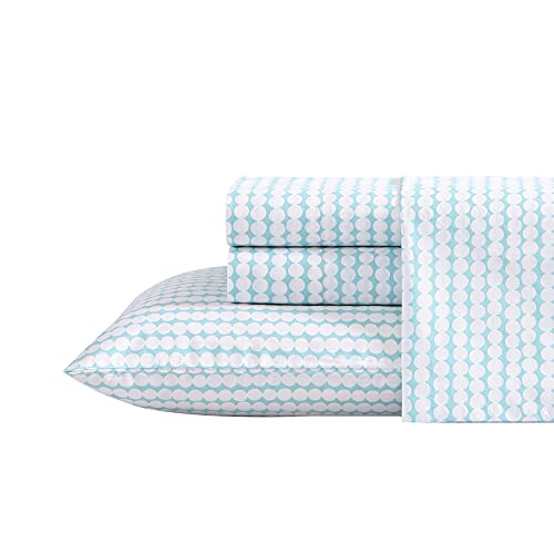 Marimekko - Queen Sheets, Cotton Percale Bedding Set, Crisp & Cool Home Decor (Pikkun Rasymatto, Queen)