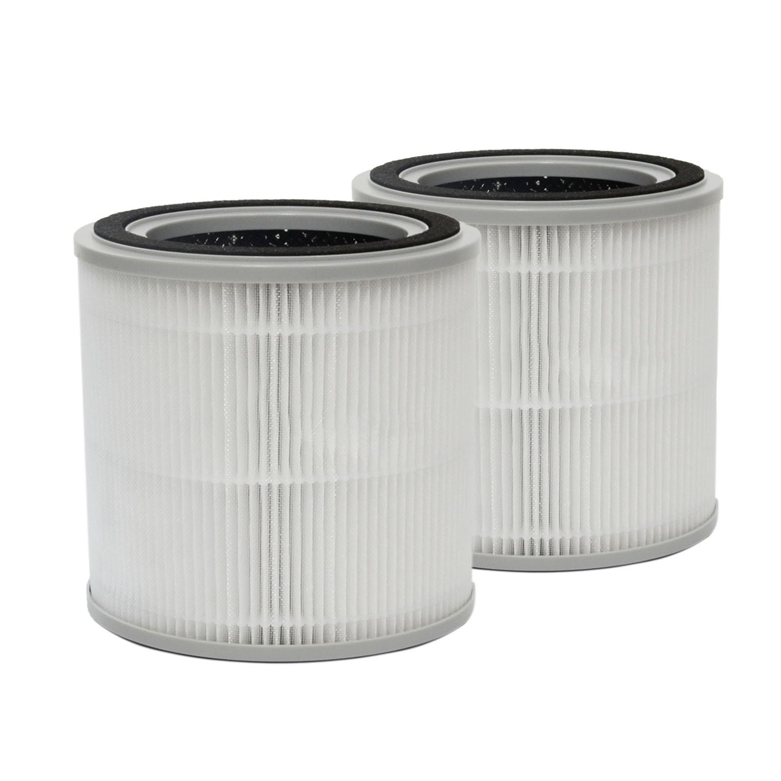 PUREBURG Replacement Filters Compatible with Hynik Alviera HH001 Air Purifier, 2-Pack H13 HEPA Activated Carbon 2-IN-1 4-Stage Filtration