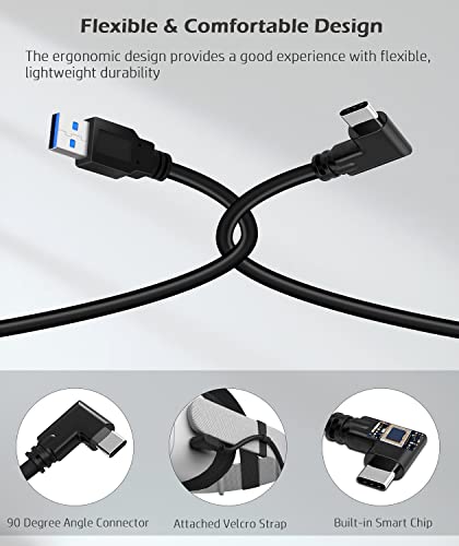 VOKOO Link Cable Compatible with Quest2, USB C 3.2 Gen1 High Speed Data Transfer & Fast Charging Cable, 20ft