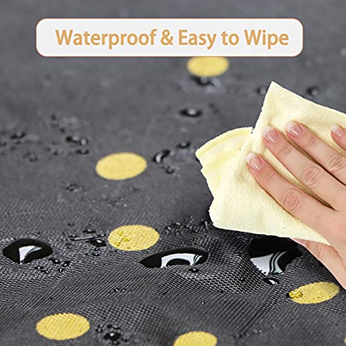 Toplive 4 Pack Plastic Tablecloths for Rectangle Tables, 54βx 108β Disposable Party Table Cloths Rectangular Tables Covers for Birthday Thanksgiving Christmas Wedding Anniversary-Black