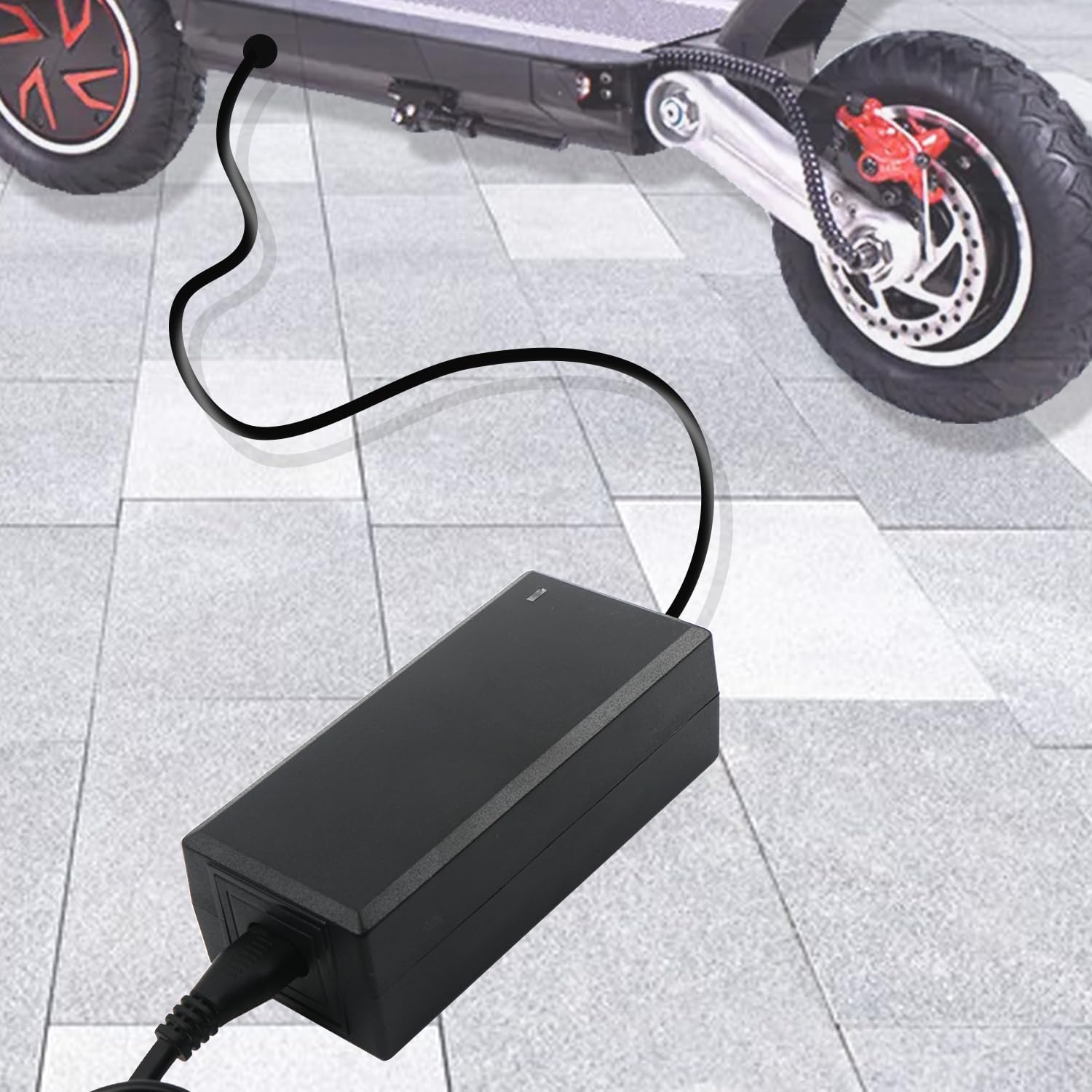 UAUSE 24V2A 3 pin XLR Electric Scooter Battery Charger Replacement for Drive Scout Mobility Razor Go Go Elite Traveller SC40E/SC44E, Ezip Mountain Trailz, Jazzy Electric Power Charger