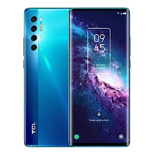 TCL 20 Pro 5G Unlocked Smartphone with 6.67â AMOLED FHD+ Display, 48MP OIS Quad Camera, 6GB+256GB, 4500mAh Battery, US 5G Verizon Cellphone, Marine Blue (Does not Support AT&T 5G)