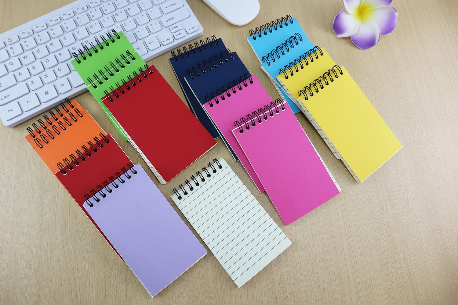 Aacehlh Small Spiral Notebook Set of 16,Mini 3x5 Pocket Notebook With Lined Pages, 60 Sheets Per Notepad, Memo Pads for Work, Home, Office, School, Gifts