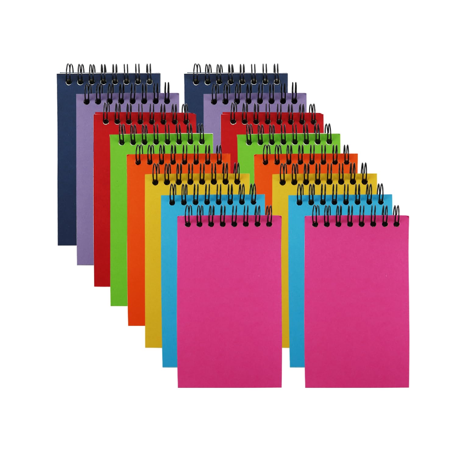 Aacehlh Small Spiral Notebook Set of 16,Mini 3x5 Pocket Notebook With Lined Pages, 60 Sheets Per Notepad, Memo Pads for Work, Home, Office, School, Gifts
