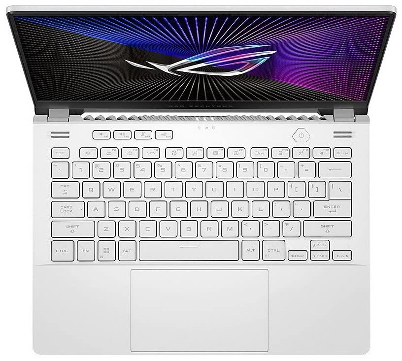 EXCaliberPC 2023 ASUS ROG Zephyrus G14 GA402XZ-CS94 Pro Extreme (AMD Ryzen 9 7940HS, 32GB RAM, 2TB NVMe SSD, RTX 4080 12GB, 14" QHD+ 165Hz, Windows 11) Anime Matrix Gaming Notebook - Moonlight White