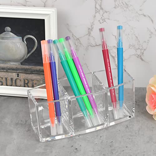 TIMESETL 5 Pack Qtip Holder Dispenser for Cotton Ball, Cotton Swab, Cotton Round Pads, Floss, 10 oz Clear Plastic Apothecary Jar Set for Bathroom Canister Storage Organization, Vanity Makeup Organizer