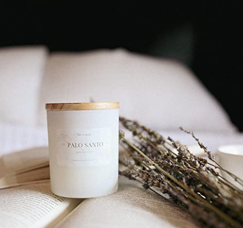 My Lumina Palo Santo Candle - Healing Candle Natural Soy Wax Candle for Aromatherapy