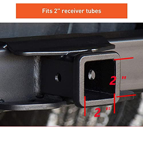 American Flag Metal Trailer Hitch Cover for 2 inch Receivers(with 5/8-Inch Pin Diameter Trailer Hitch Lock )
