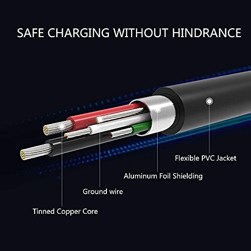 Replacement Charging Cable QC35 Charger Cable Power Cord Compatible with Bose QuietComfort 35 QC35II QC25 QC20 SoundLink II Over-Ear Wireless Headphones