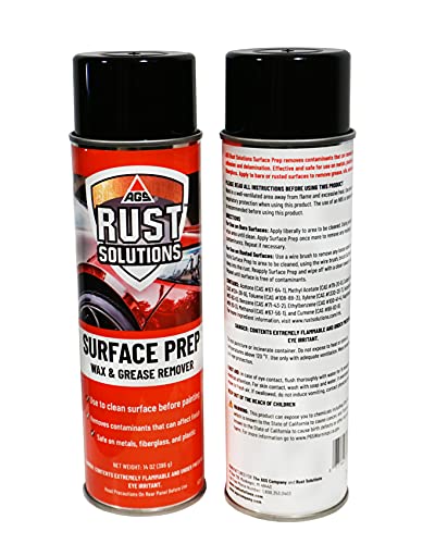 AGS RUST SOLUTIONS Surface Prep Aerosol Cleaner for Any Paint, 14 Ounces