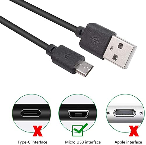 Replacement Charging Cable QC35 Charger Cable Power Cord Compatible with Bose QuietComfort 35 QC35II QC25 QC20 SoundLink II Over-Ear Wireless Headphones
