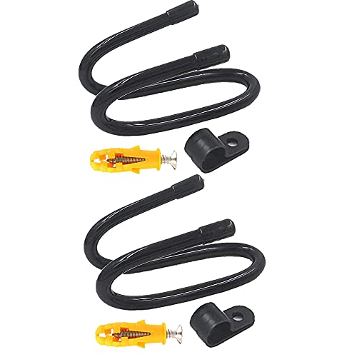 Pmsanzay Cowboy Hat Rack Hat Holder Hat Organizer Hat Display Hat Hooks Hat storage Hat Wall Mount - Easy to Install - Screws Included - Easily Adjustable - Fit Any Hat - 2 Pack