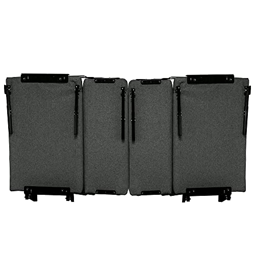 RecPro 38" Wall Mount Rollover Dinette Booth with Adjustable Legs (Fossil)
