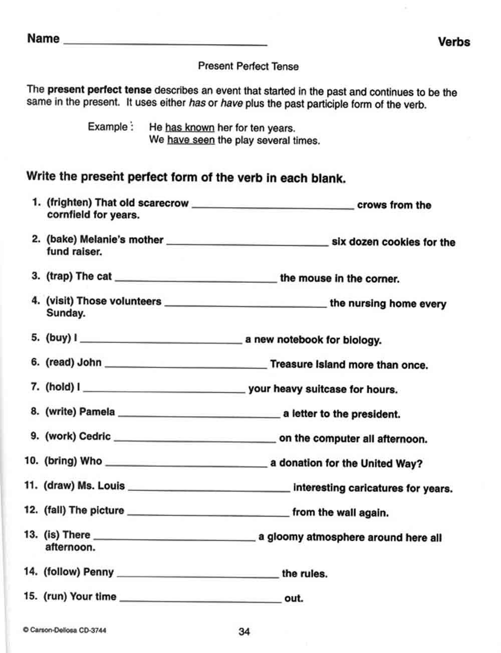 Grammar, Grades 7 - 8