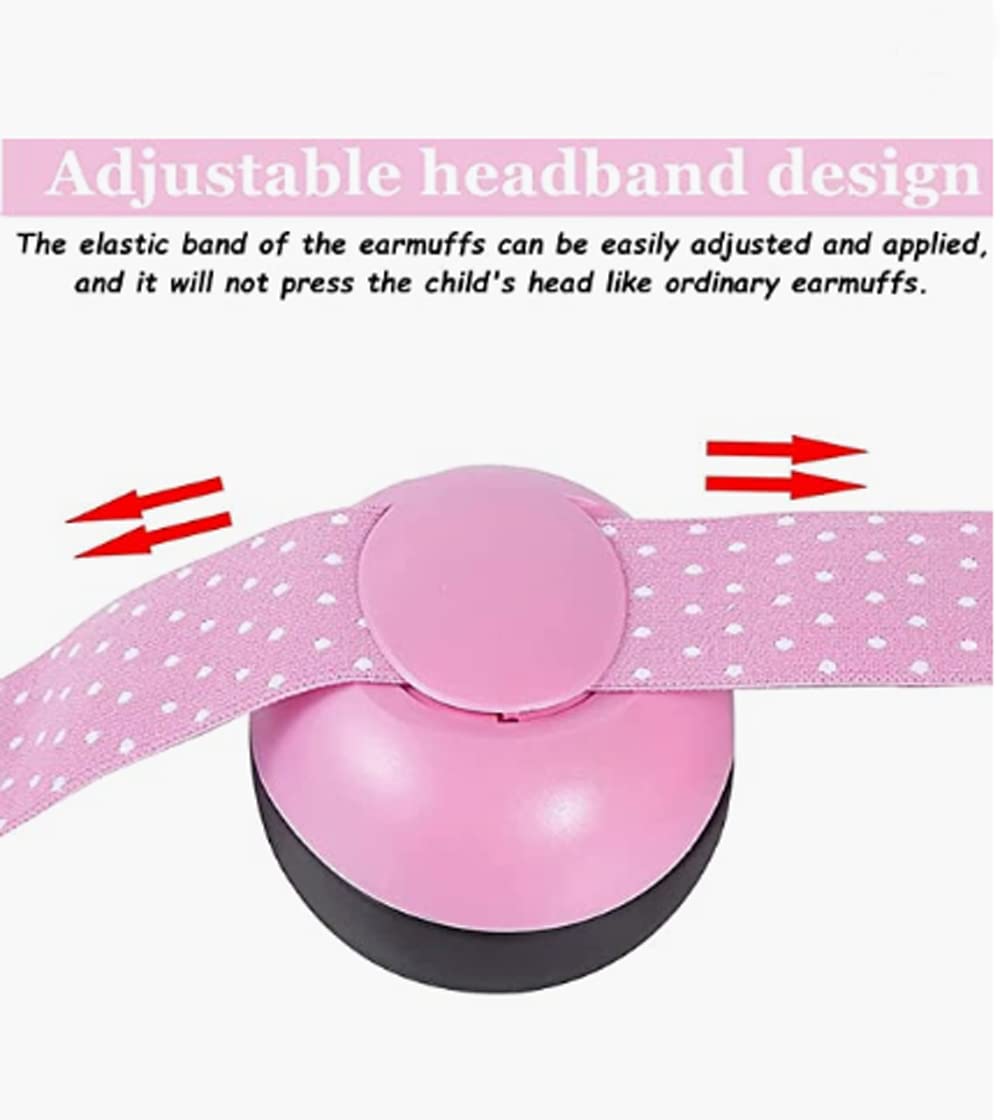 Baby Infant Ear Defenders Newborn Noise Cancelling Headphones Adjustable Soundproof Earmuffs Sleep Earmuffs for 0-3 Yrs