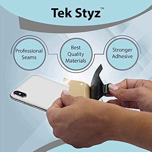 Tek Styz PRO Stick on Wallet Works for T-Mobile Sidekick LX with Room for 3 Cards/ID/Money 3pack (Blue,Green,Pink)