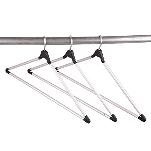 KADBLE Aluminum Alloy Travel Folding Hanger,Car Hanger, Clothes Hanger for Holiday Camping and Home Travel