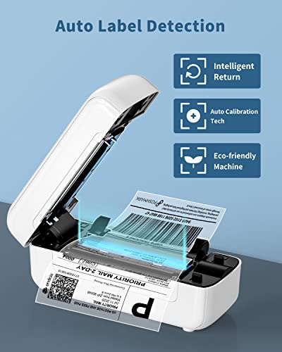 Phomemo Thermal Label Printer, Shipping Label Printer, Desktop Label Printer for Mac Windows Chromebook, Thermal Printer Compatible with Amazon, Ebay, Shopify, Etsy, UPS, FedEx, DHL