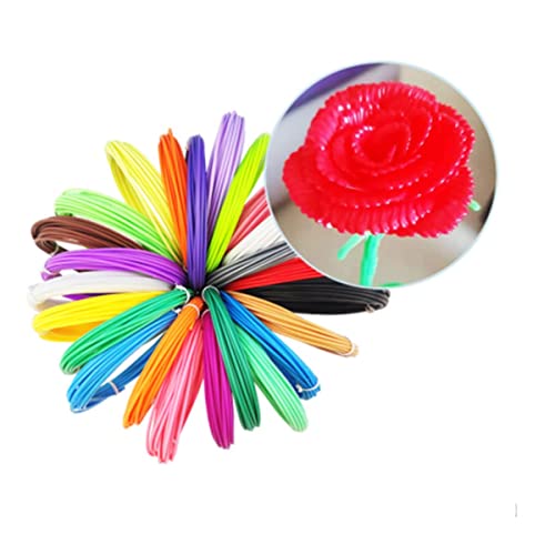 EASTCHEM 3D Pen PLA Filament Refills,30 Colors,33Feet Each Color, otal 990 Feet, 3D Printer Pen Filament 1.75mm Smooth Printing