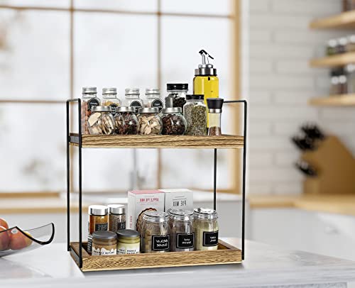 2 Tier Bathroom Counter Organizer, Bathroom Organizer Countertop, Kitchen Spice Rack Kitchen Counter Organizer, Over Toilet Storage Organizer, Coffee Bar Organizer Kitchen Counter Storage Shelf