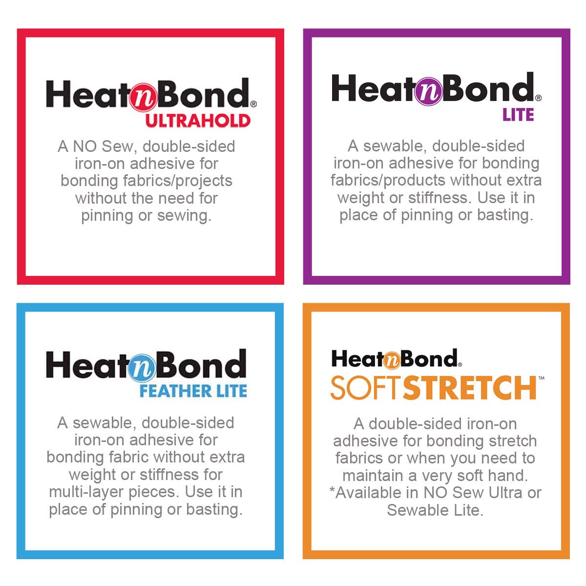 HeatnBond UltraHold Iron-On Adhesive Value Pack, 17 Inches x 5 Yards, White